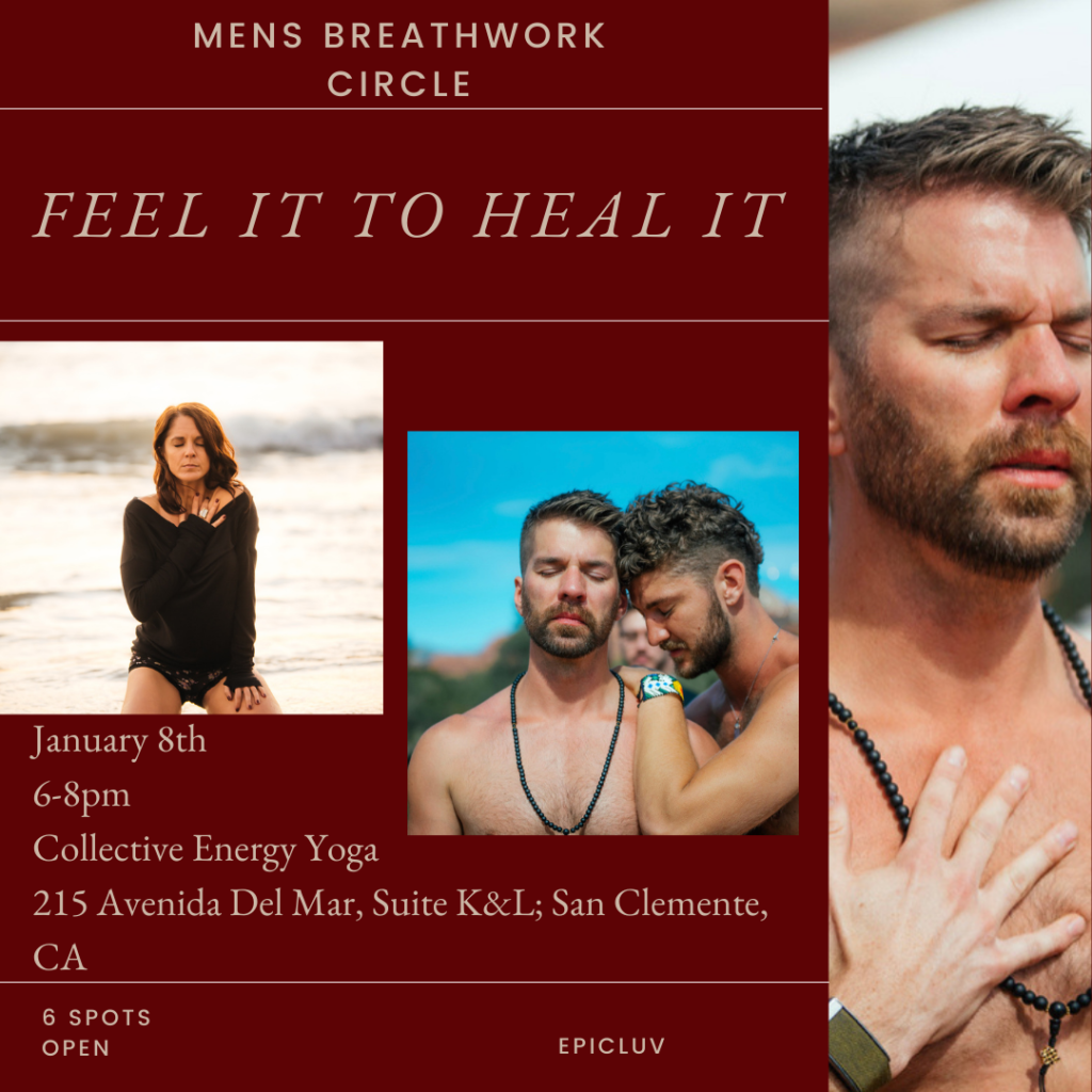 Feel it to Heal it Men's Breathwork Circle - EpicLuv